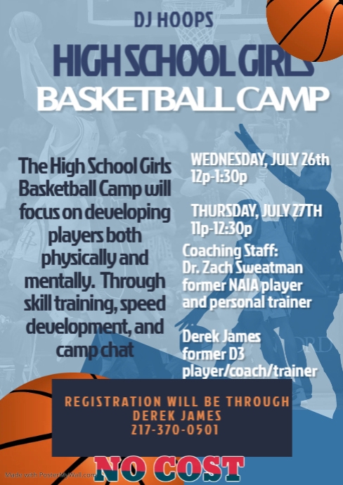 Basketball Tryouts Flyer Template | PosterMyWall