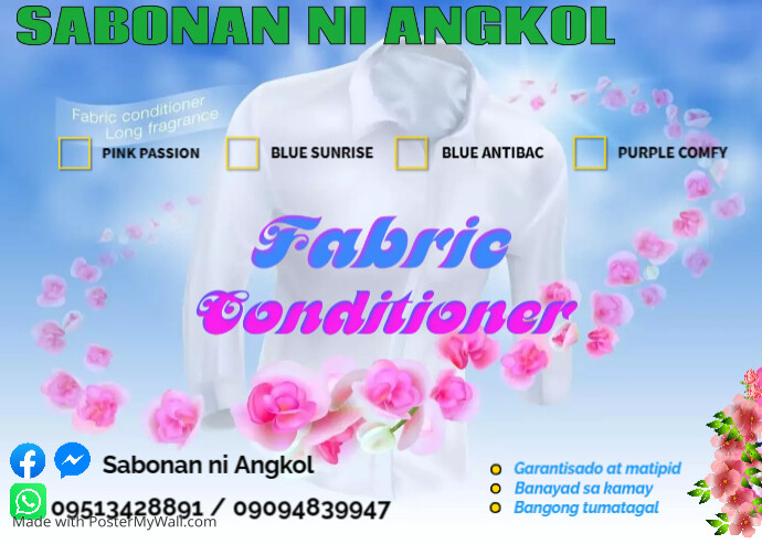 fabric softener | PosterMyWall