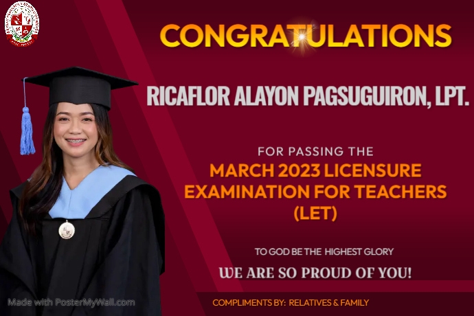 Copy of Licensure Examination for Teachers (LET) | PosterMyWall