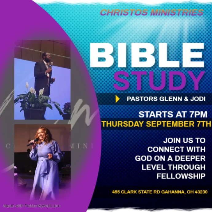 BIBLE STUDY | PosterMyWall