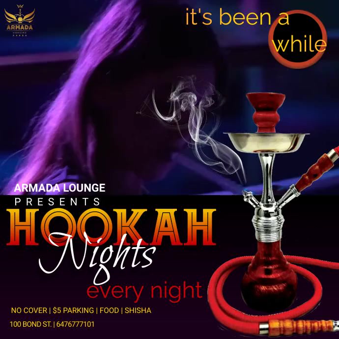hookah night | PosterMyWall
