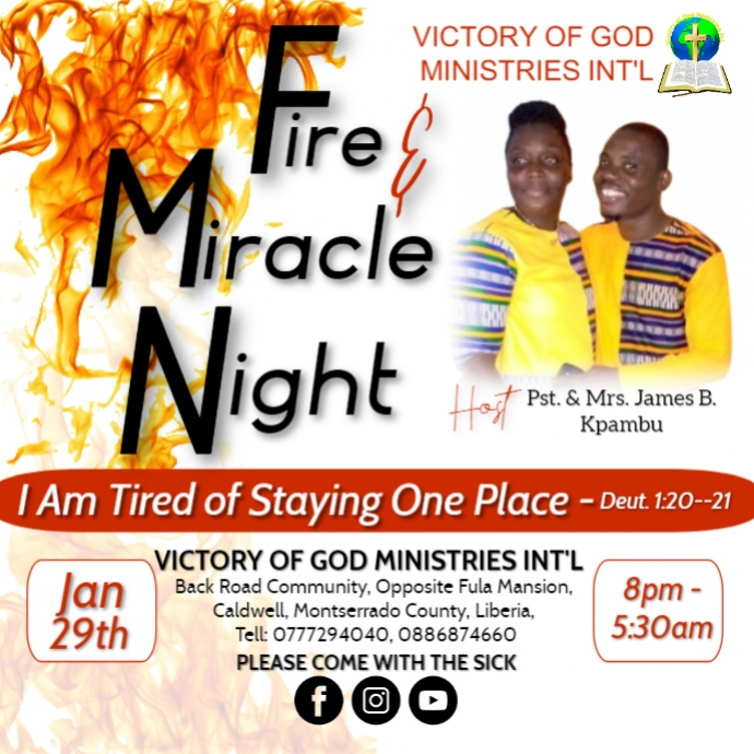 Copy of CHURCH LIVE STREAM THUMBNAIL Design Template | PosterMyWall
