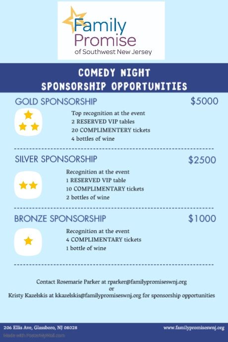 Copy of Copy of Sky Blue Event Sponsorship Poster | PosterMyWall