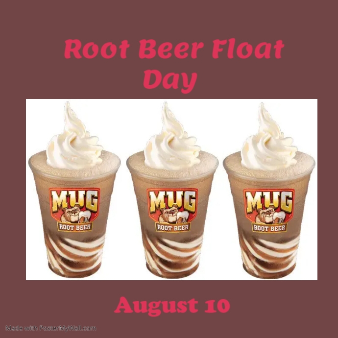 national root beer float day | PosterMyWall