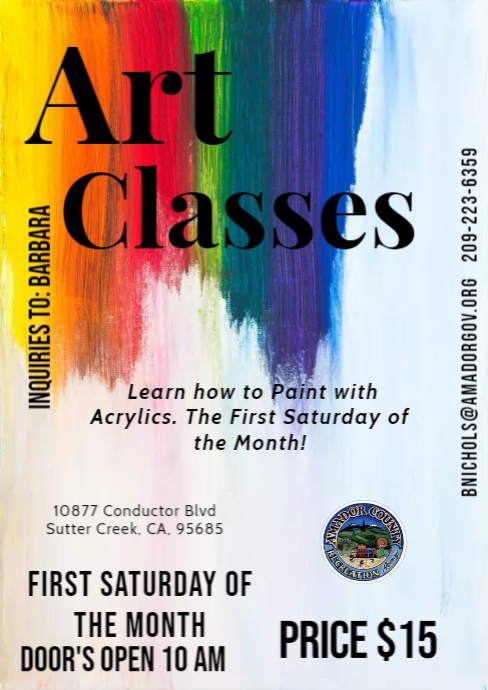 Art paint classes flyer template | PosterMyWall
