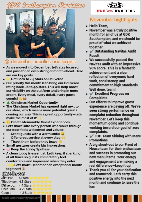 Orange Custom Branded Newsletter Page | PosterMyWall