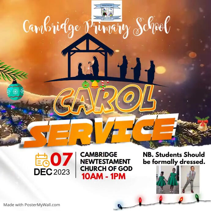 christmas carol service | PosterMyWall