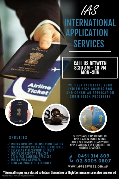 Copy of immigration Services Flyer Design Template | PosterMyWall