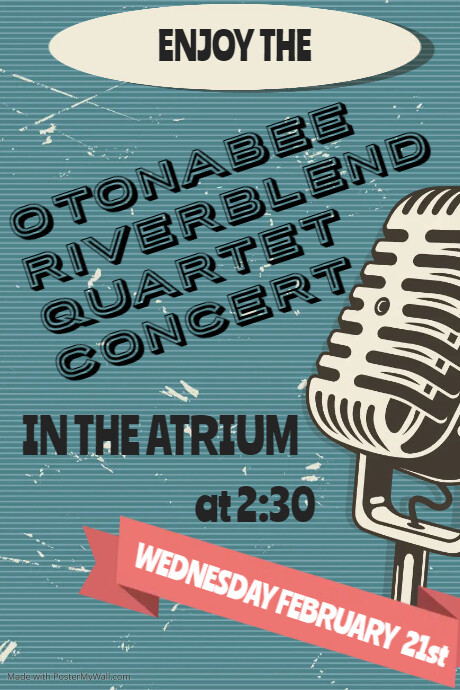 Blue Old Retro Event Poster | PosterMyWall