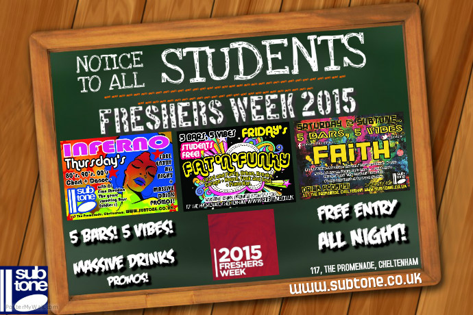 FRESHERS WEEK 2015! | PosterMyWall