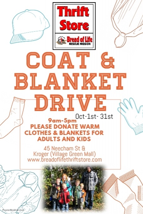Copy of Coat and Blanket drive flyer template | PosterMyWall
