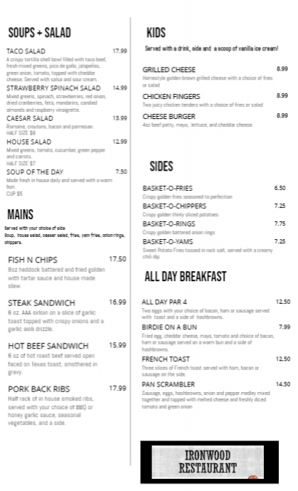 2021 MENU-back | PosterMyWall