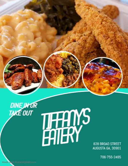 TIFFANY'S EATERY | PosterMyWall