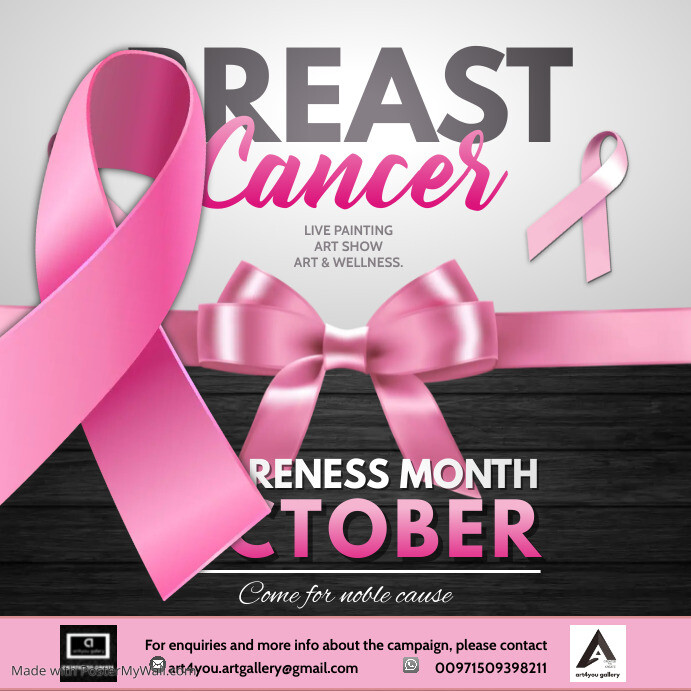 Copy of breast cancer flyers,event flyer (1) | PosterMyWall