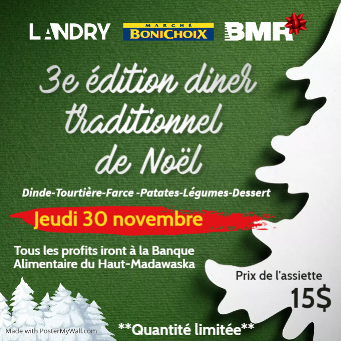 Affiche repas | PosterMyWall