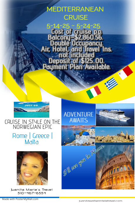 MEDITERRANEAN CRUISE (2) | PosterMyWall