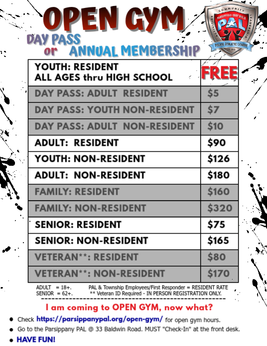Copy of Open Gym Membership Back | PosterMyWall