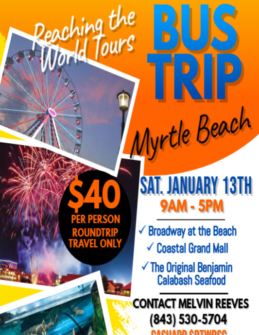 Bus Trip Flyer | PosterMyWall