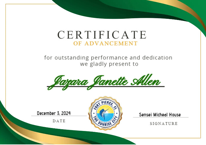 CERTIFICATE OF APPRECIATION | PosterMyWall