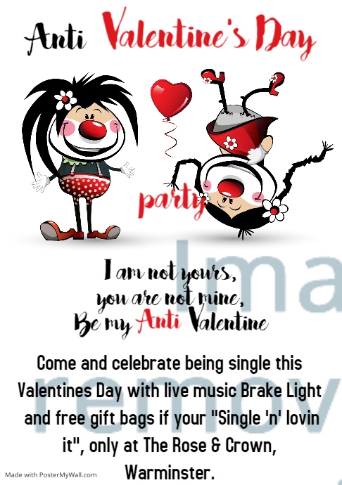Copy of Anti Valentine's Day Poster | PosterMyWall