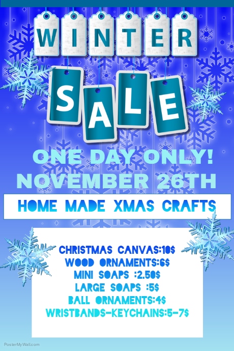 Copy of Winter Sales Event Template | PosterMyWall