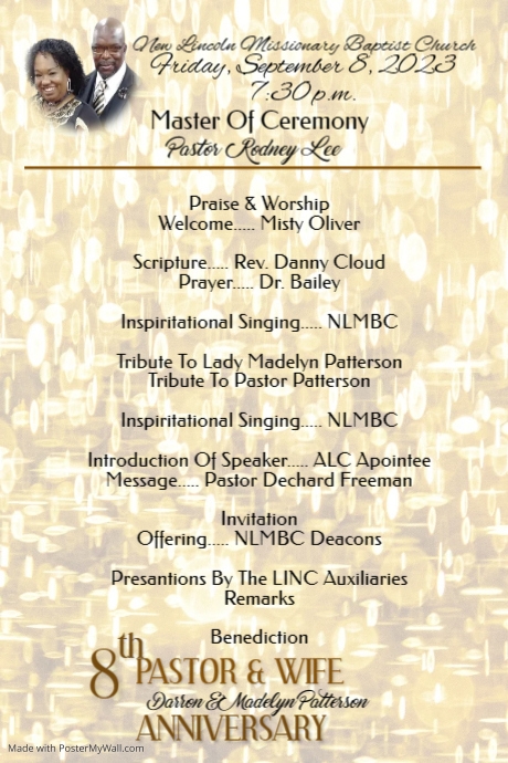 Pastor's Appreciation (2) | PosterMyWall