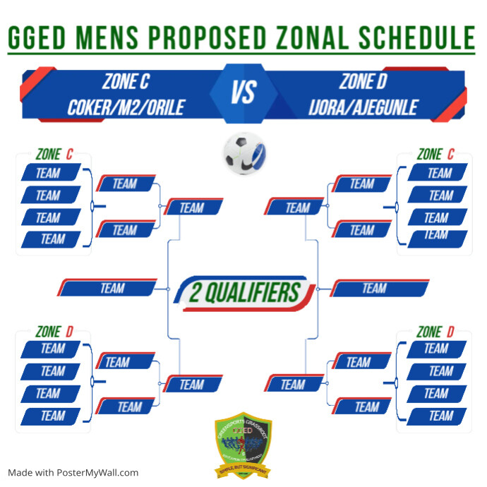 Sports Team Bracket Design (1) | PosterMyWall