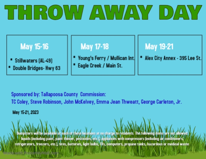 Copy of Copy of Throw Away Day Feb 2020 (2) | PosterMyWall