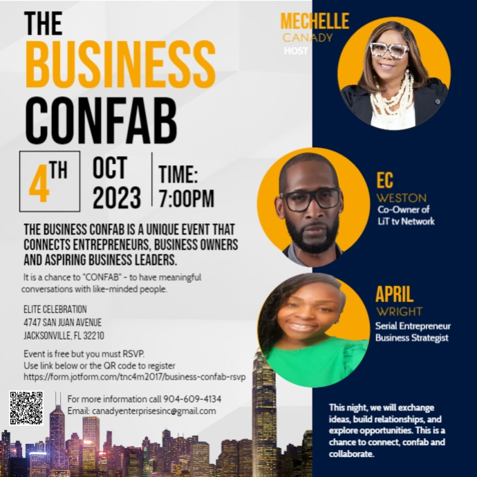 Copy of BUSINESS CONFAB | PosterMyWall