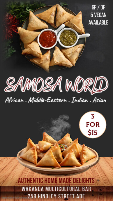 world samosa day,samosa deal ad | PosterMyWall