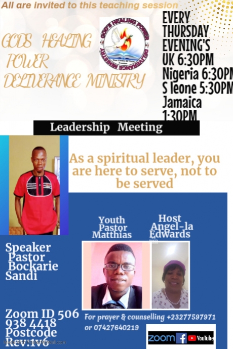 Copy of Church, Praise and Worship, revival | PosterMyWall