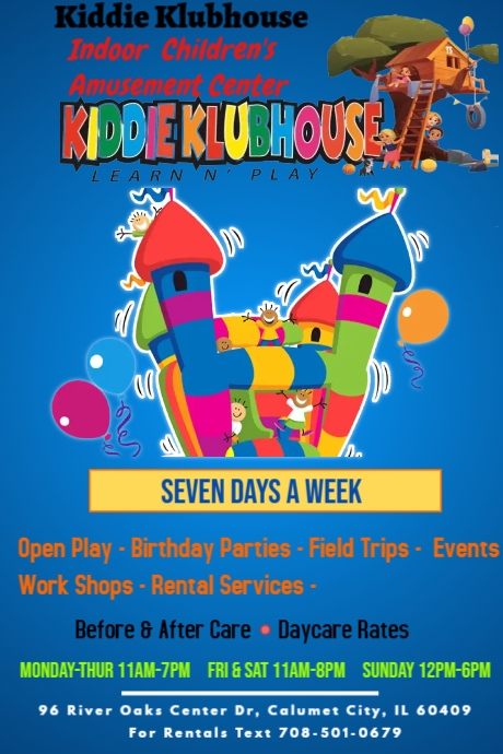 Copy of Bouncy Castle Hire Poster | PosterMyWall