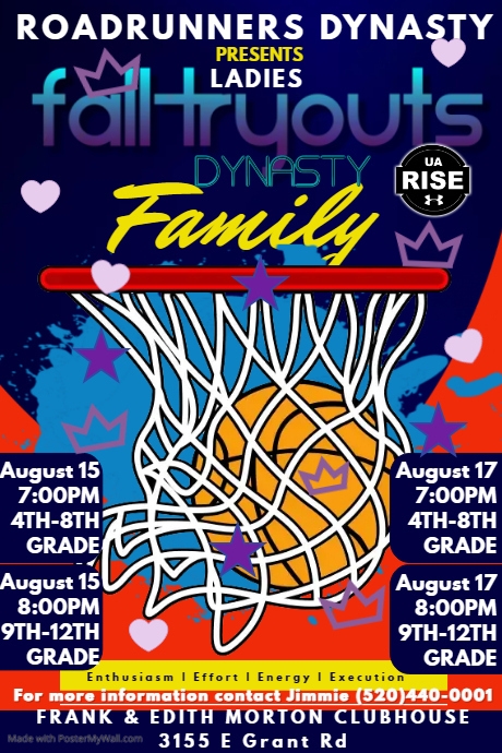 Fall Tryouts | PosterMyWall