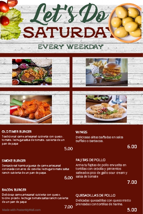 Copia de Lunch Special Poster Template | PosterMyWall