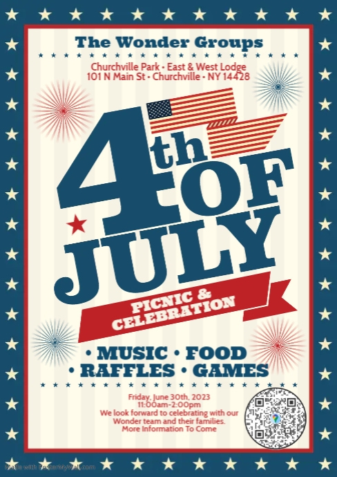 4 of JULY POSTER | PosterMyWall