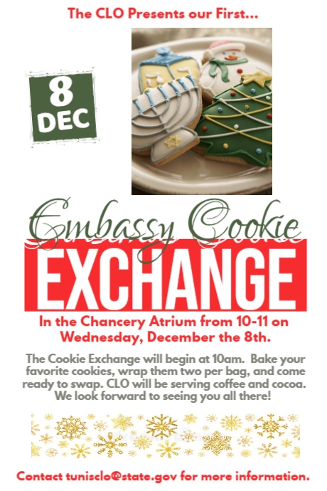 Christmas Cookie Exchange Flyer | PosterMyWall