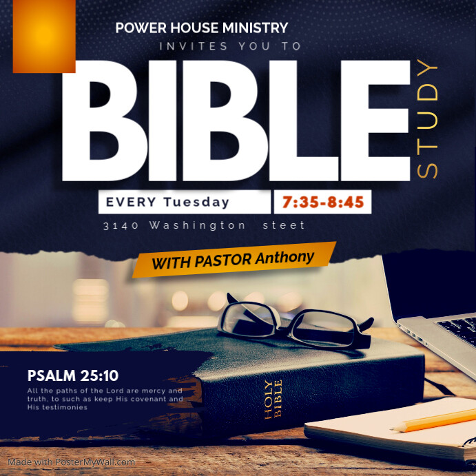 Bible study | PosterMyWall