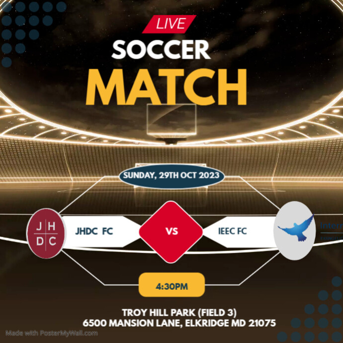 match schedule template | PosterMyWall