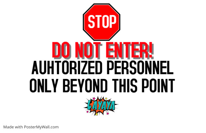 Stop Sign - Stop Area | PosterMyWall