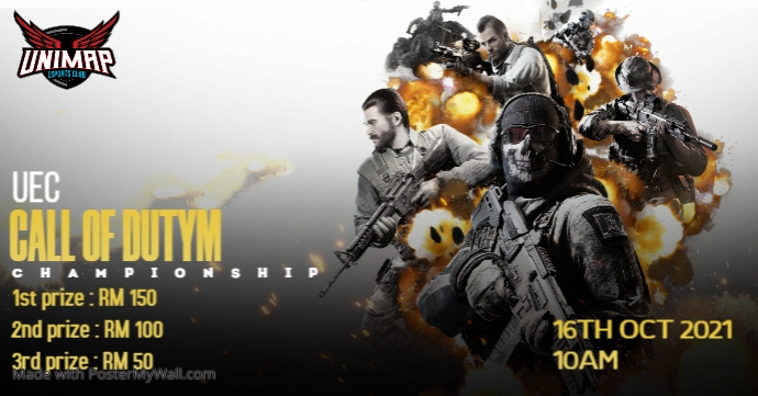 Copy of Call of Duty Game Tournament Poster | PosterMyWall