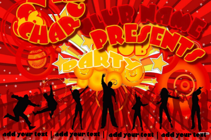 CLUB EVENT PARTY ROCK BAND DISCO VENUE RETRO FLYER Template | PosterMyWall