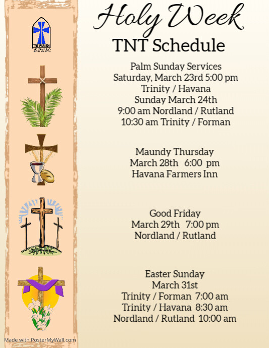 TNT Holy Week 2024 | PosterMyWall