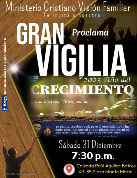 Copy Of Copia De Flyer Iglesia Postermywall