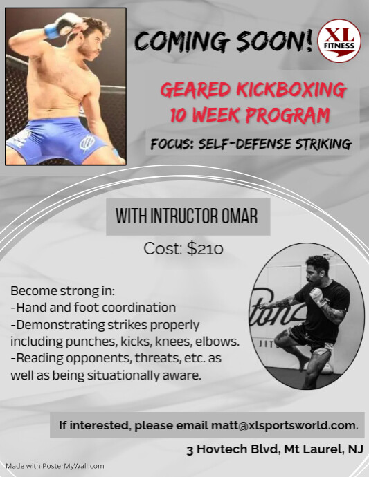 Kickboxing flyer (1) | PosterMyWall