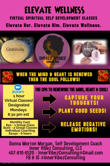 Copy of Inner VIBEZ - coaching | PosterMyWall