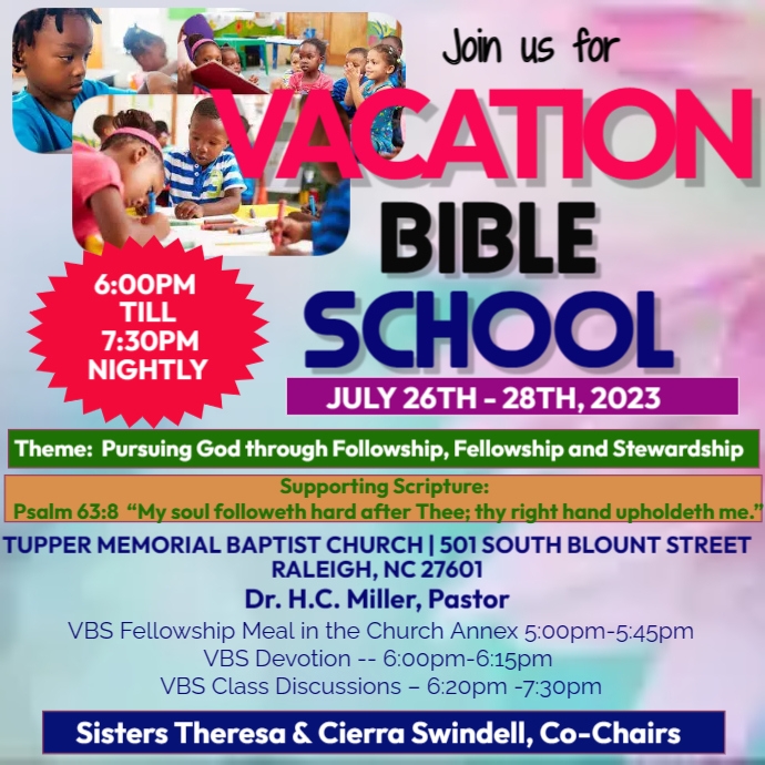 TMBCvacation bible school | PosterMyWall