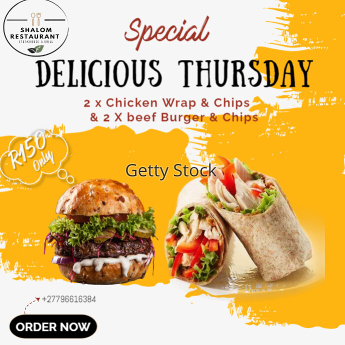 Burger Design Template | PosterMyWall