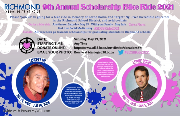 SD38 Bike Ride Tabloid | PosterMyWall