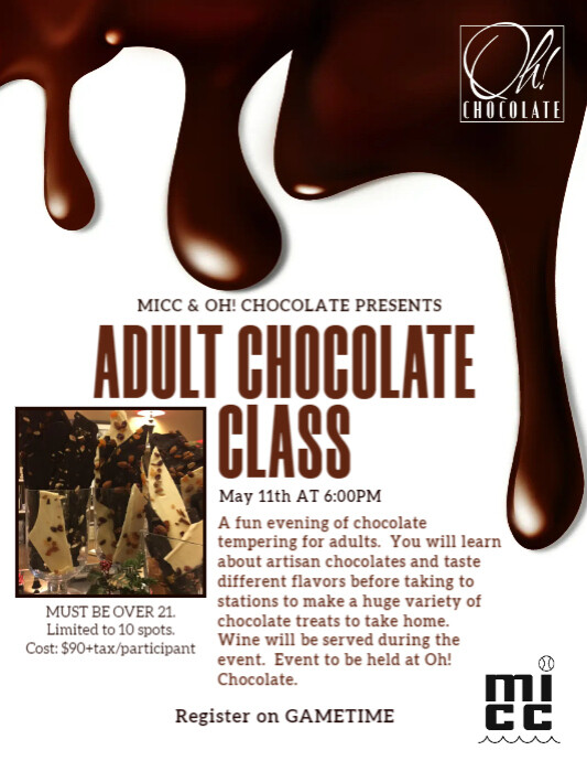 Copy of Chocolate Event Flyer Template | PosterMyWall