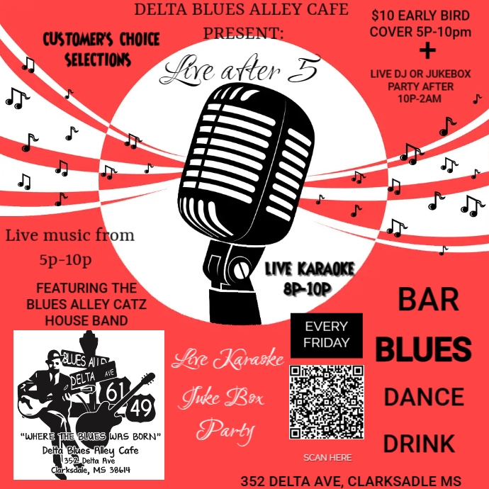 Karaoke Night Poster | PosterMyWall